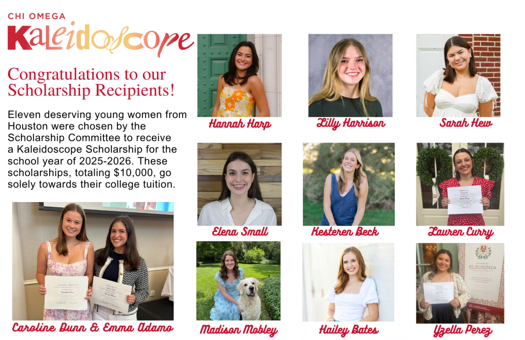 Scholarship Recipients | ChiOmega